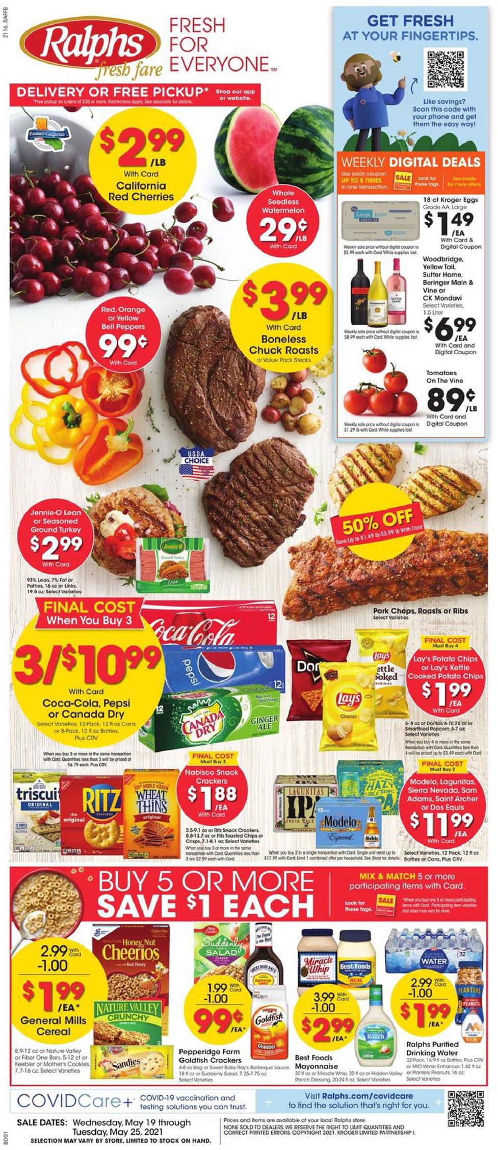 Ralphs Weekly Ad May 19 - 25, 2021 | WeeklyAds2