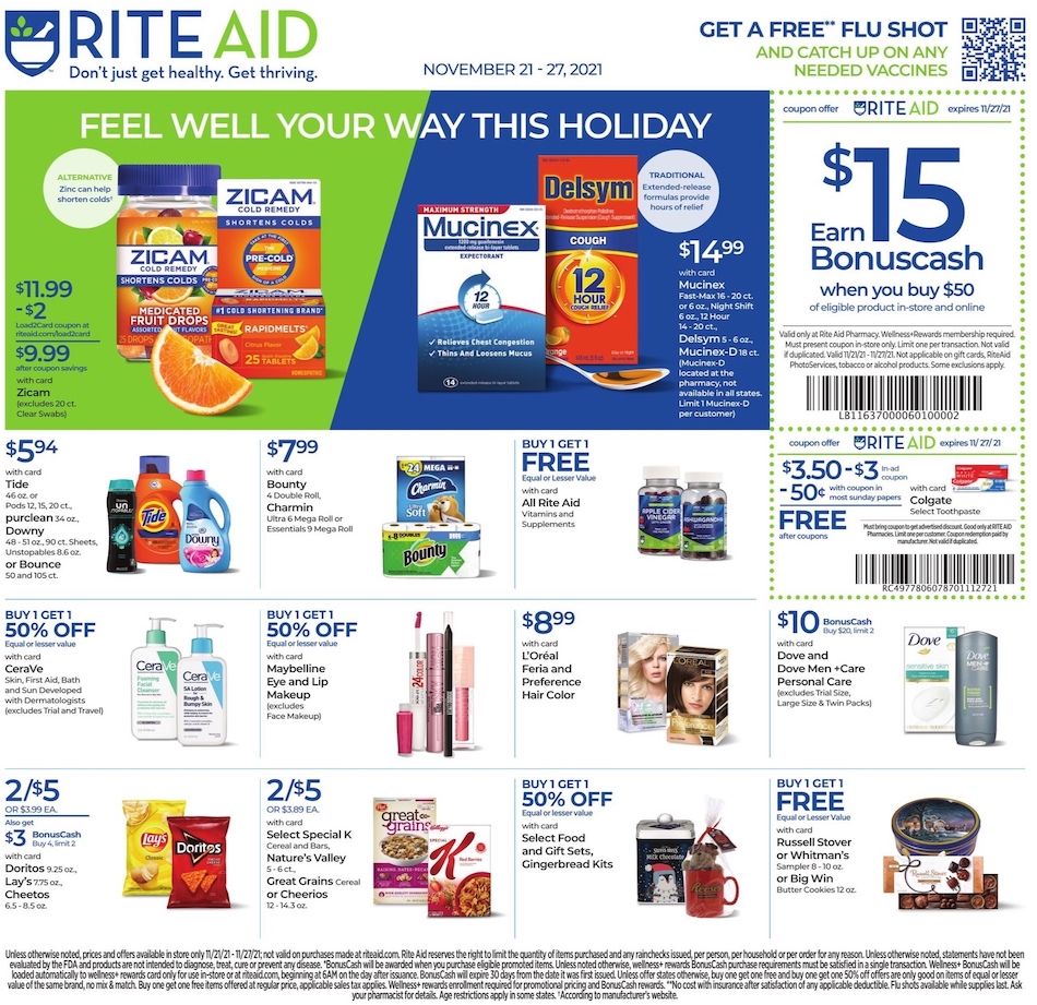 Rite Aid Ad Nov 21 - 27, 2021 | WeeklyAds2