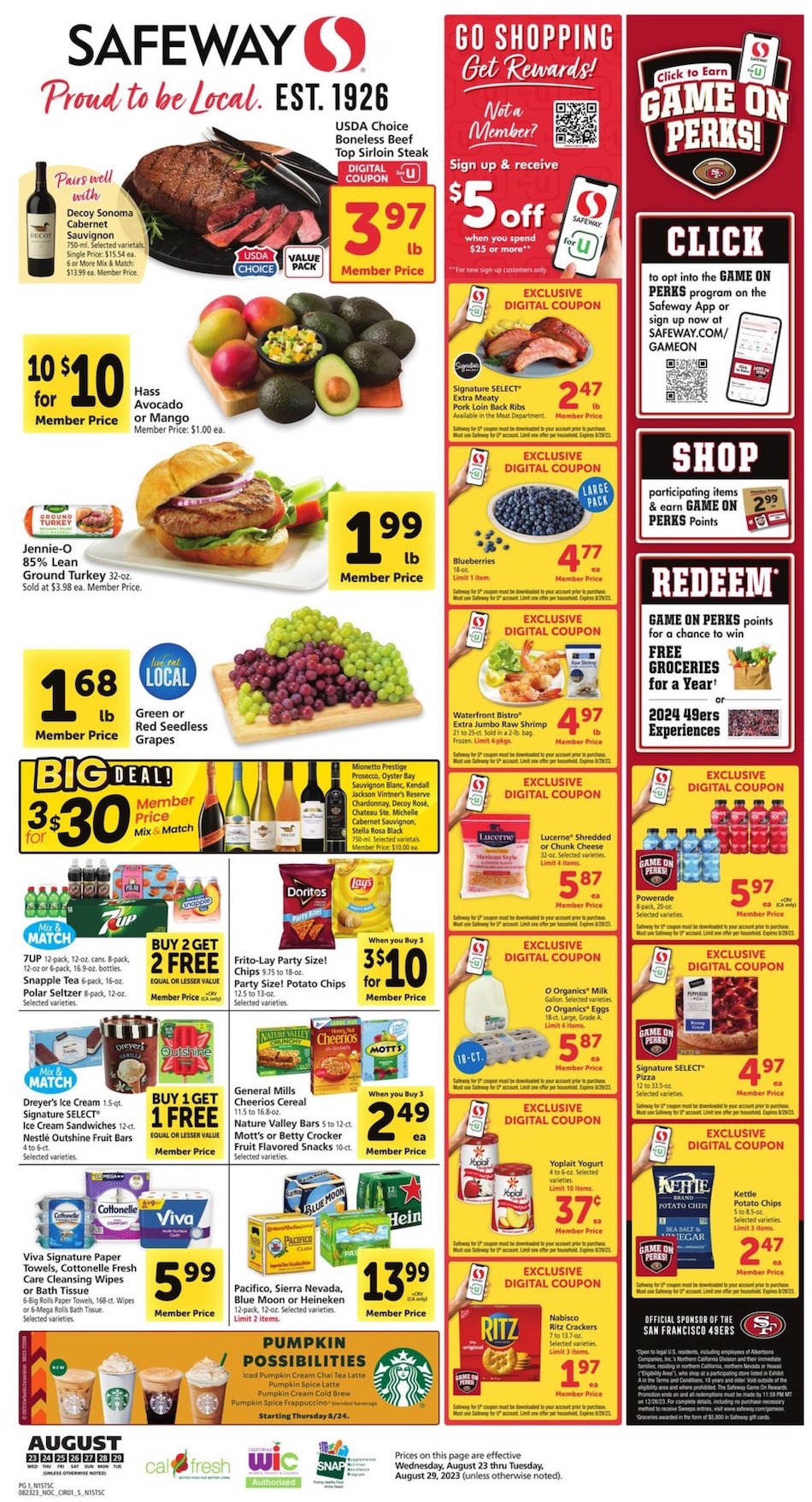 Safeway Weekly Ad Aug 23 - 29, 2023 | WeeklyAds2