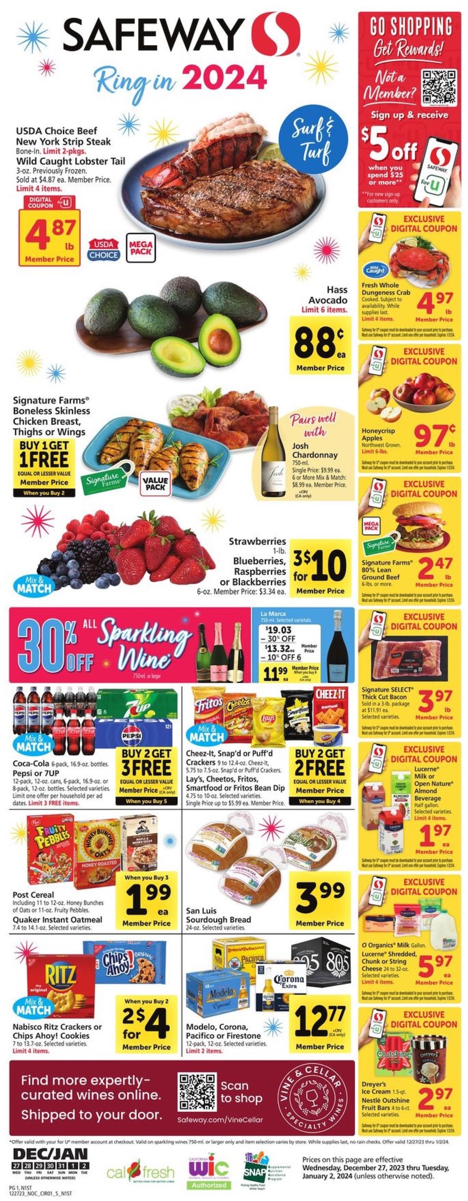 Safeway Weekly Ad Dec 27 - Jan 2 | WeeklyAds2