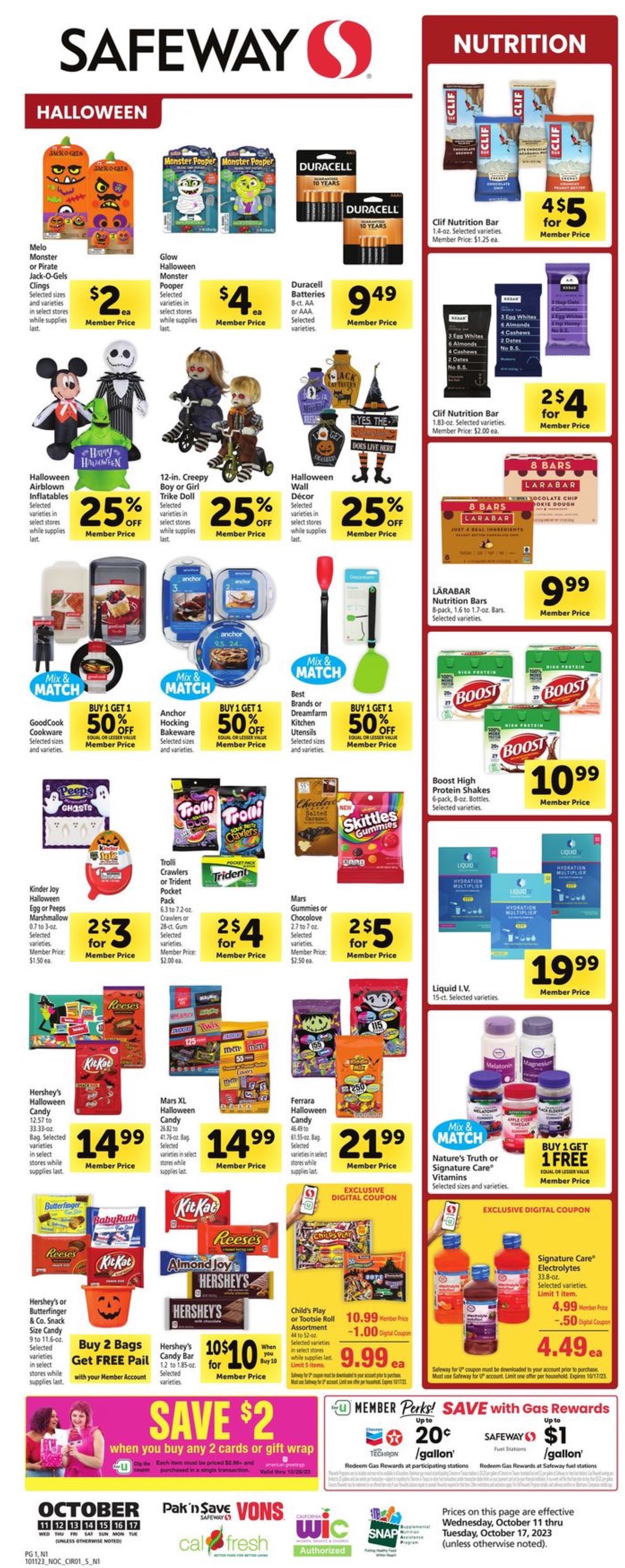 Safeway Ad Health - Home Oct 11 - 17, 2023 | WeeklyAds2