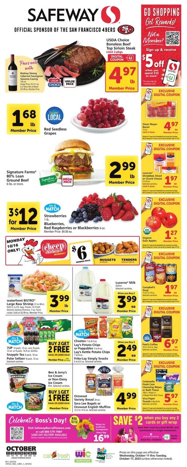 Safeway Weekly Ad Oct 11 - 17, 2023 | WeeklyAds2