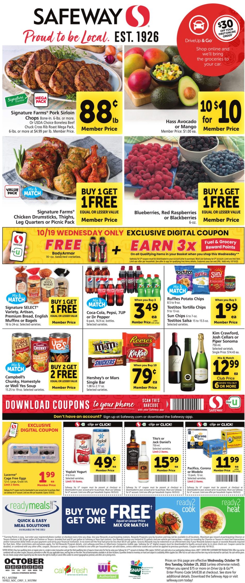 Safeway Weekly Ad Oct 19 - 25, 2022 | WeeklyAds2