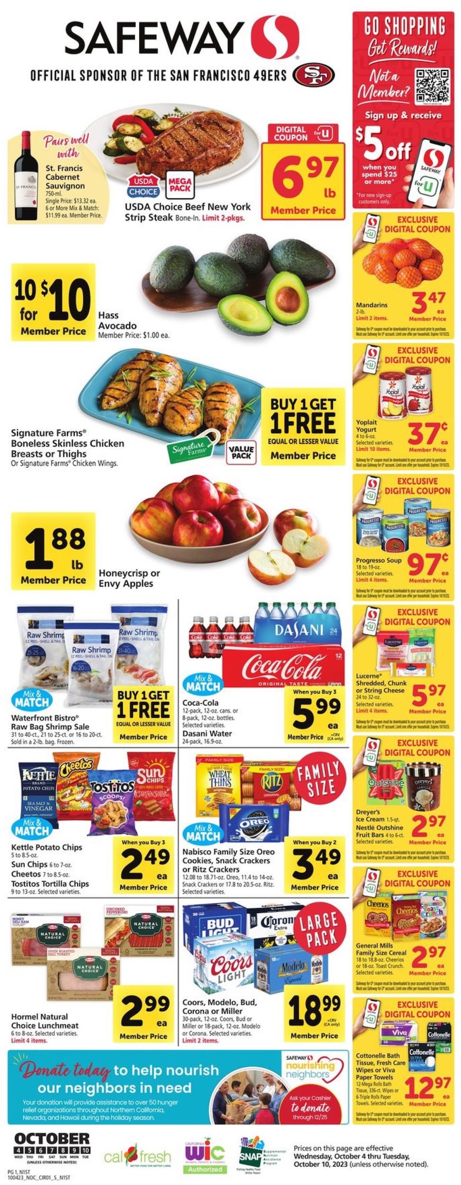 Safeway Weekly Ad Oct 4 - 10, 2023 | WeeklyAds2