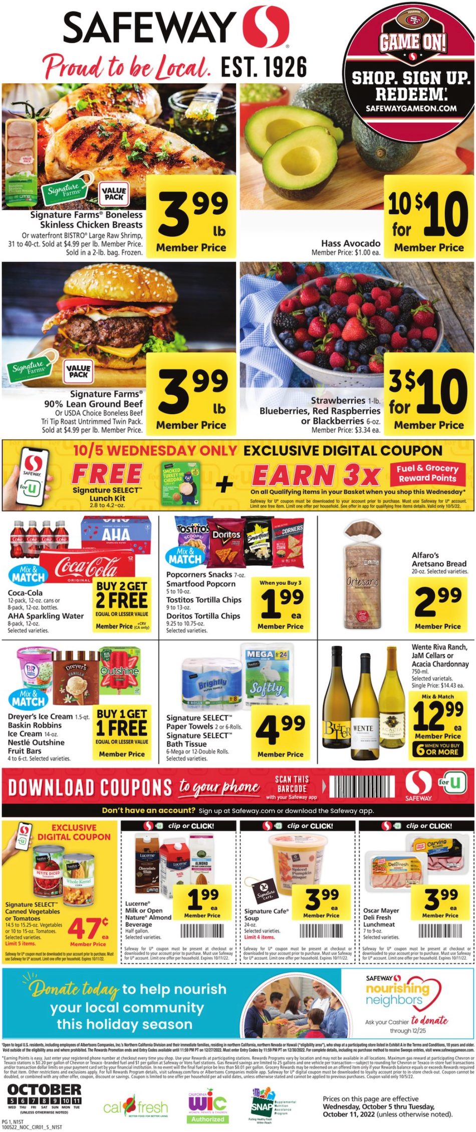 Safeway Weekly Ad Oct 5 - 11, 2022 | WeeklyAds2