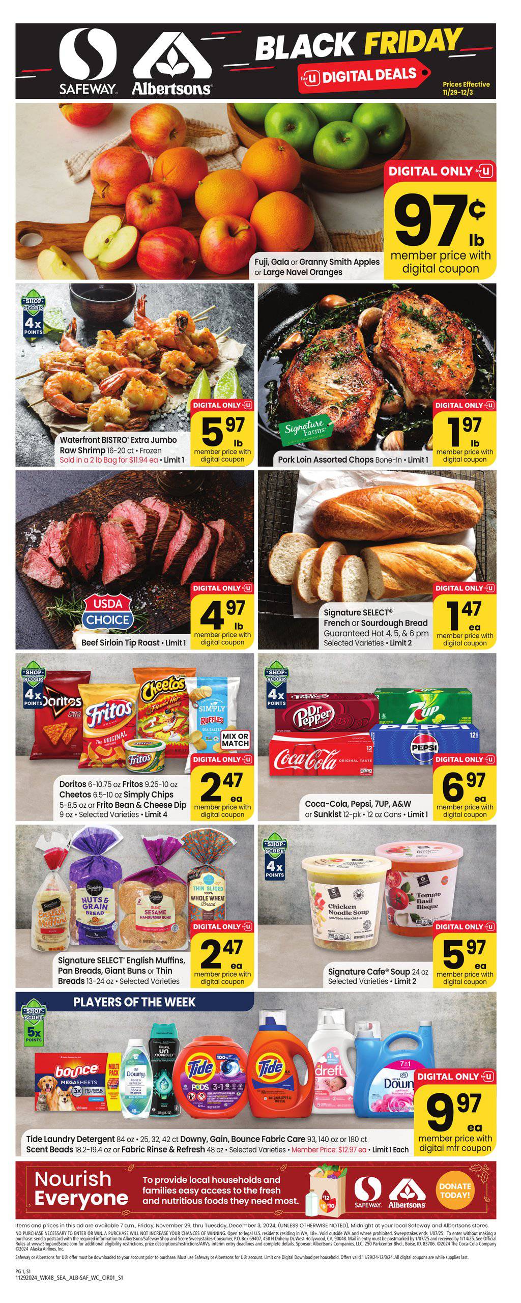 Safeway Weekly Ad - Safeway - Seattle November 29 - December 3, 2024 | WeeklyAds2