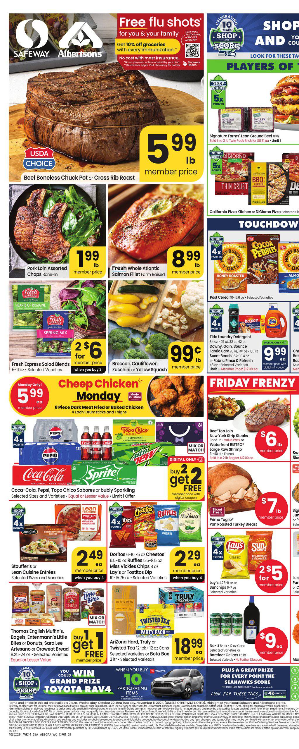 Safeway Weekly Ad - Safeway - Seattle October 30 - November 5, 2024 ...