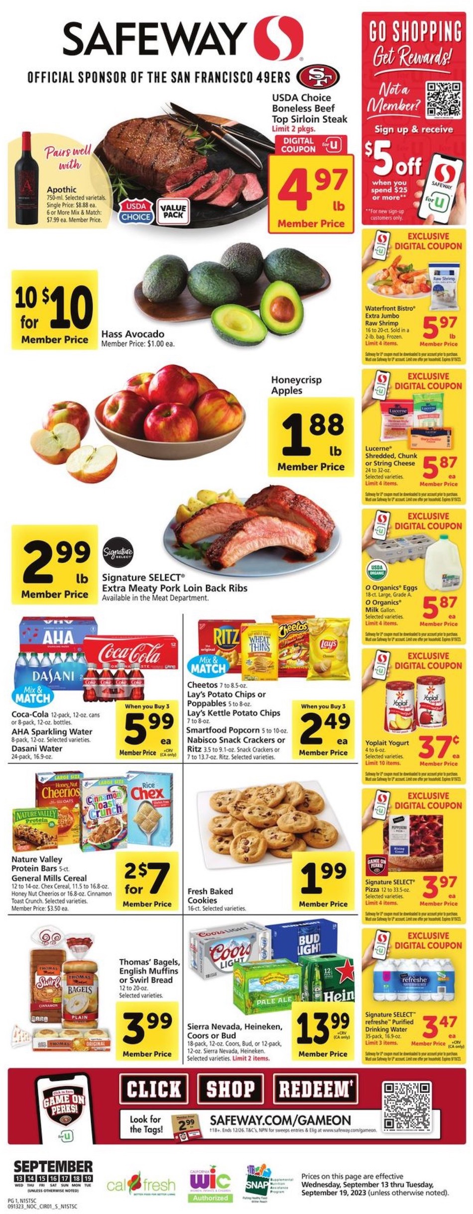 Safeway Weekly Ad Sep 13 - 19, 2023 | WeeklyAds2