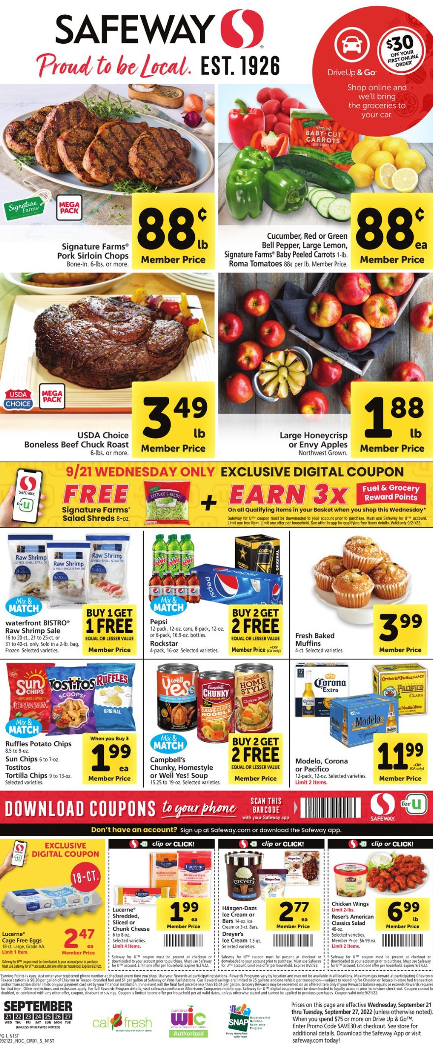 Safeway Weekly Ad Sep 28 - Oct 4, 2022 | WeeklyAds2