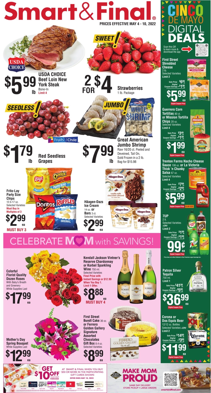 Smart & Final Ad May 4 - 10, 2022 | WeeklyAds2