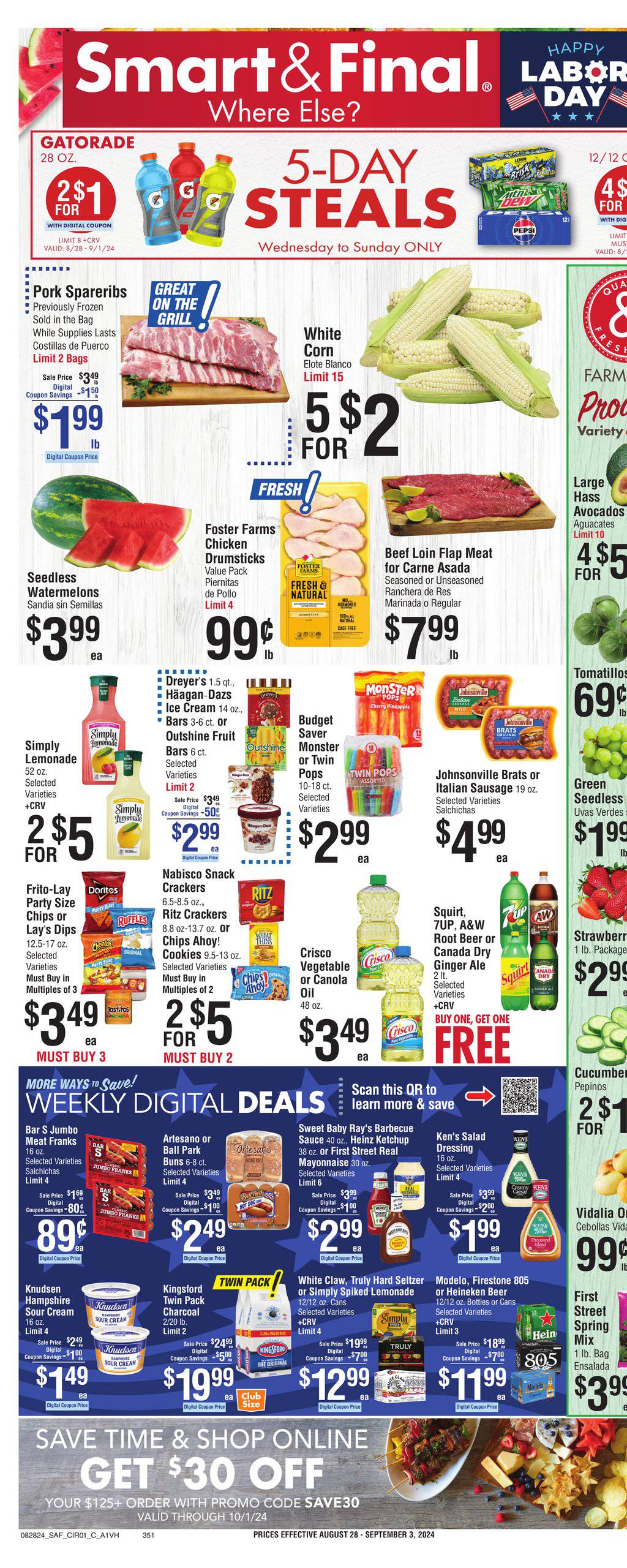 Smart and Final Weekly Ad August 28 - September 3, 2024 | WeeklyAds2