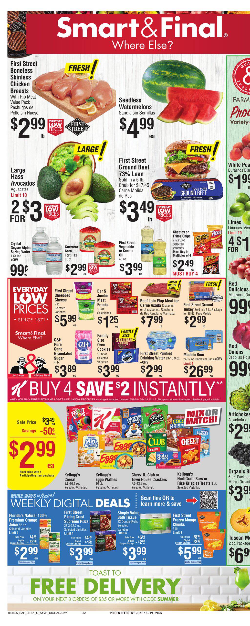 Smart and Final Weekly Ad June 18 - 24, 2025 | WeeklyAds2