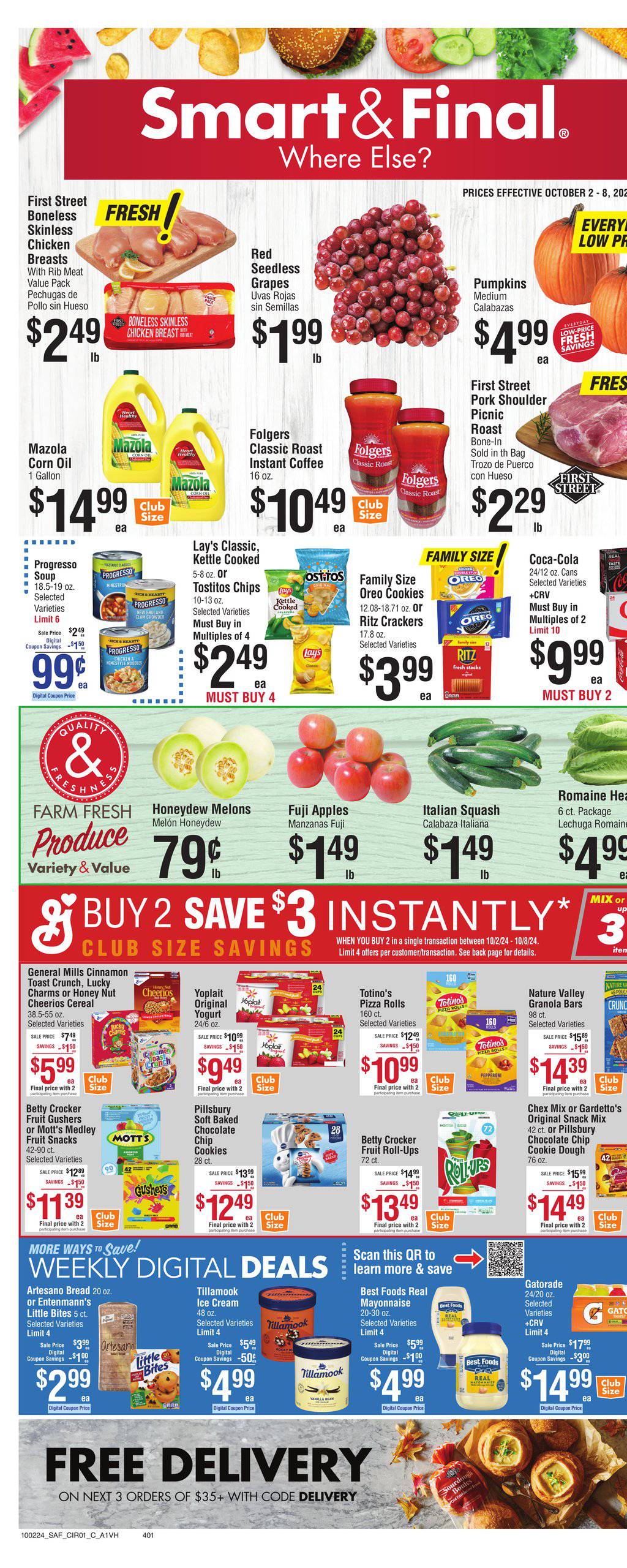 Smart and Final Weekly Ad October 2 - 8, 2024 | WeeklyAds2