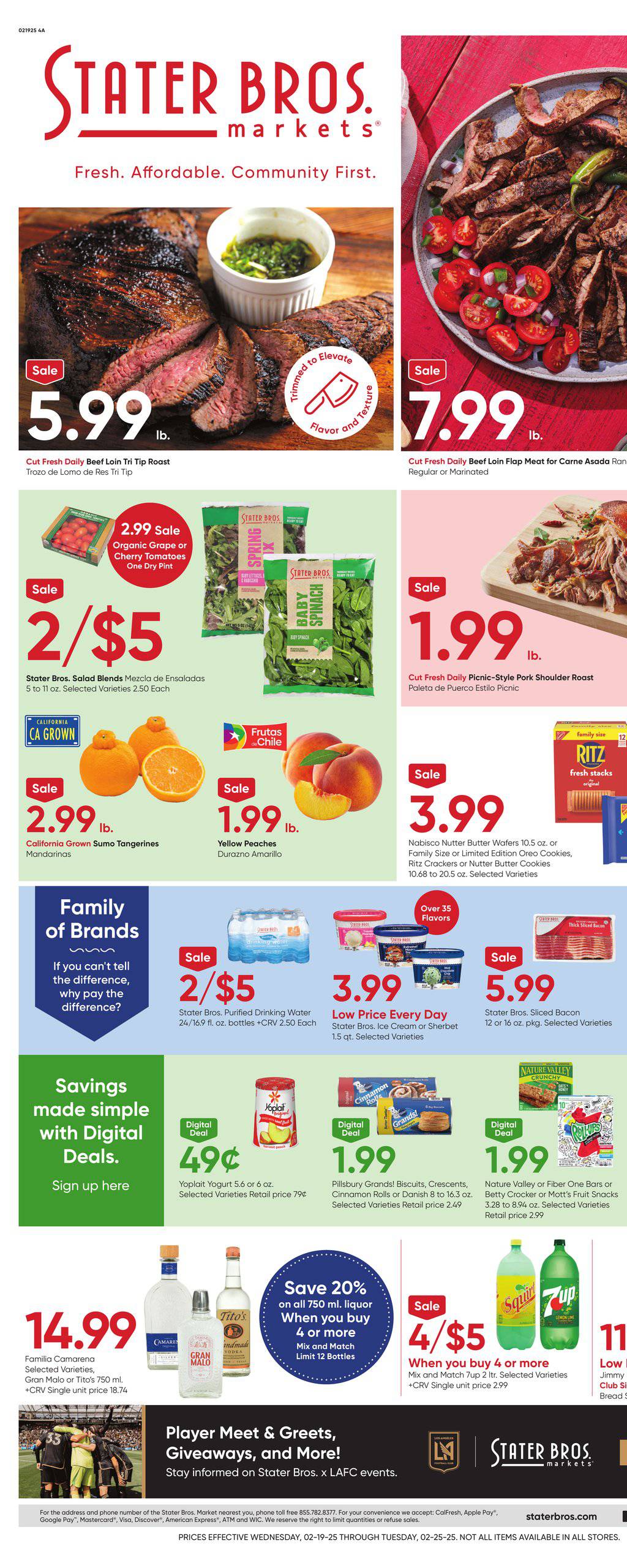 Stater Bros Ad Flyer February 19 - 25, 2025 | WeeklyAds2