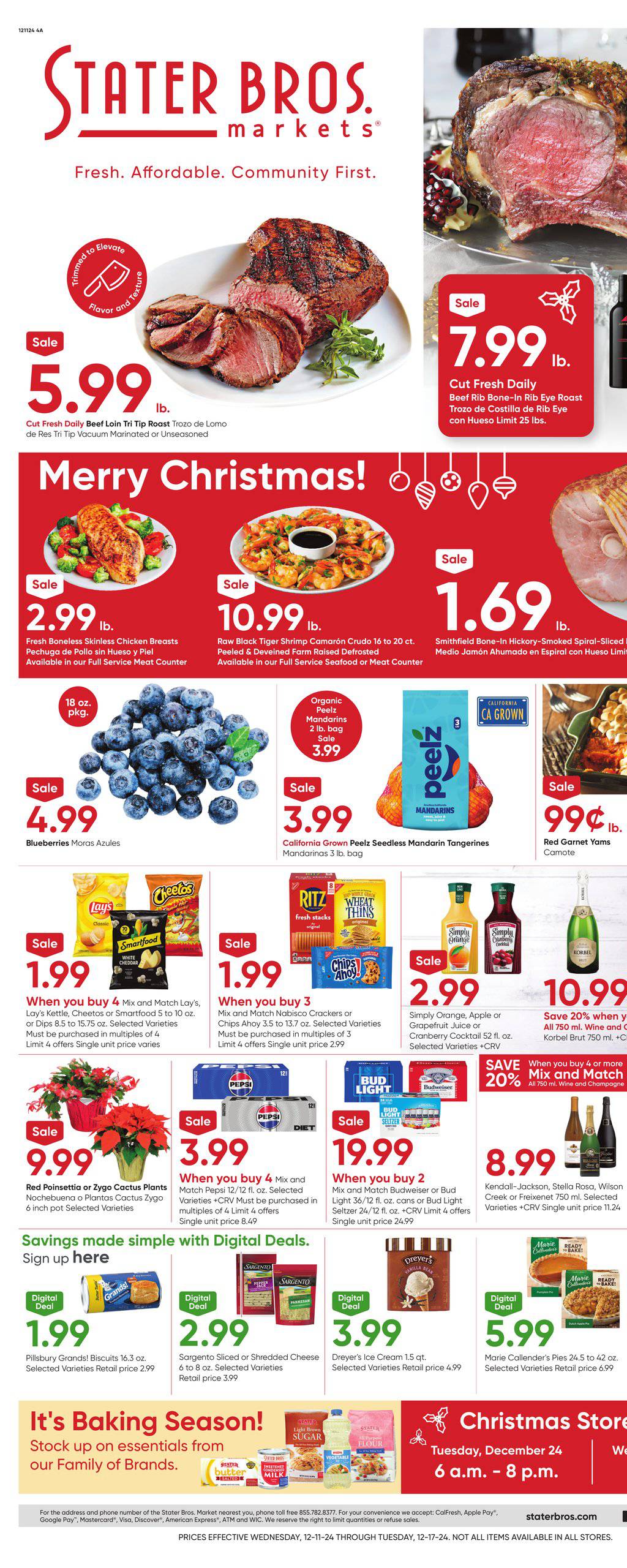 Stater Bros Weekly Ad December 11 - 17, 2024 | WeeklyAds2