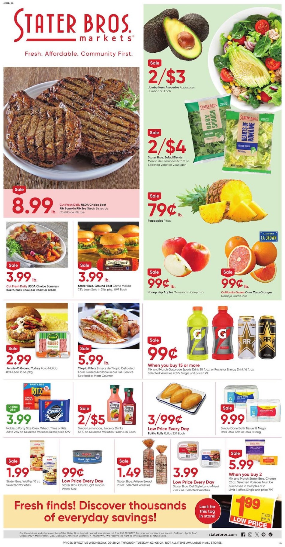 Stater Bros Weekly Ad Feb 28 - Mar 5, 2024 | WeeklyAds2