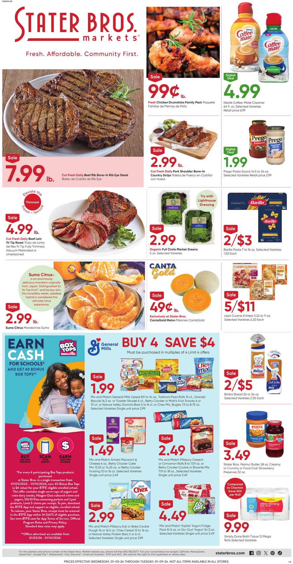 Stater Bros Weekly Ad Jan 3 - 9, 2024 | WeeklyAds2