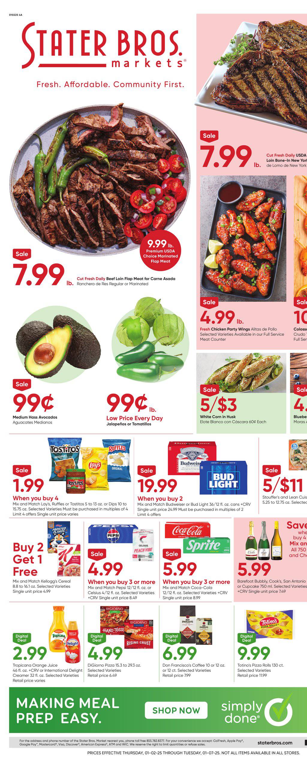 Stater Bros Weekly Ad January 2 - 7, 2025 | WeeklyAds2