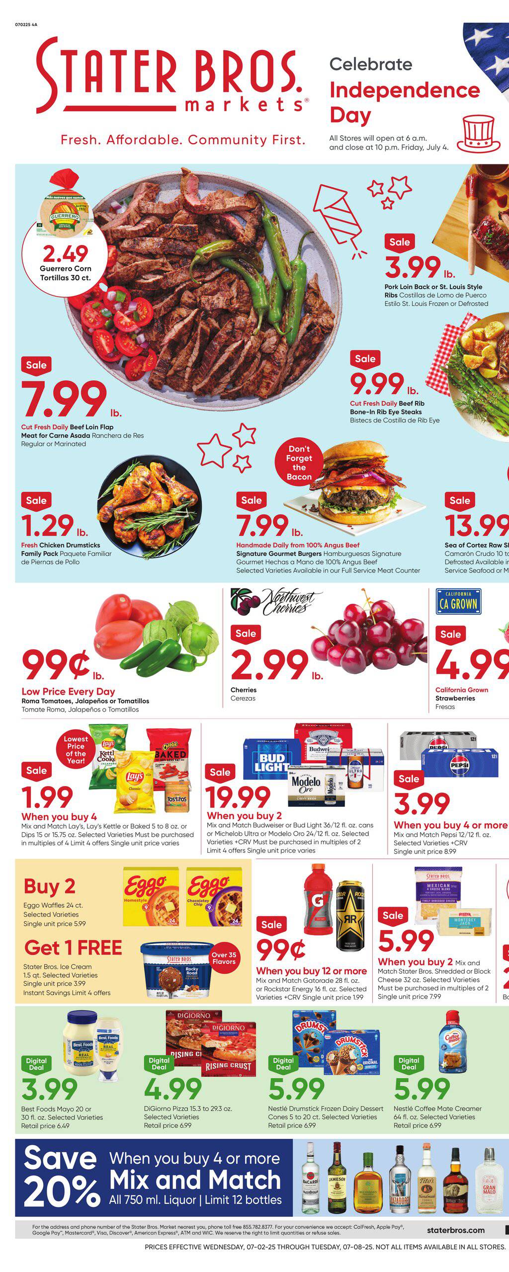 Stater Bros Weekly Ad July 2 - 8, 2025 | WeeklyAds2