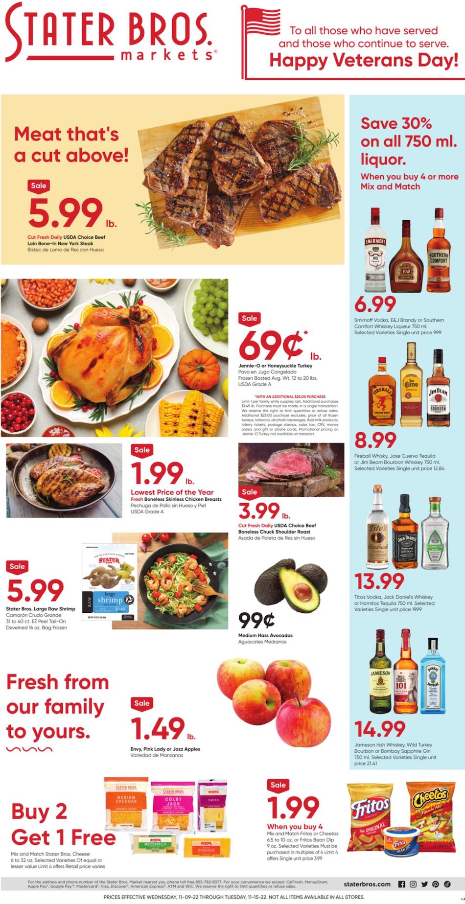 Stater Bros Weekly Ad Nov 9 - 15, 2022 | WeeklyAds2