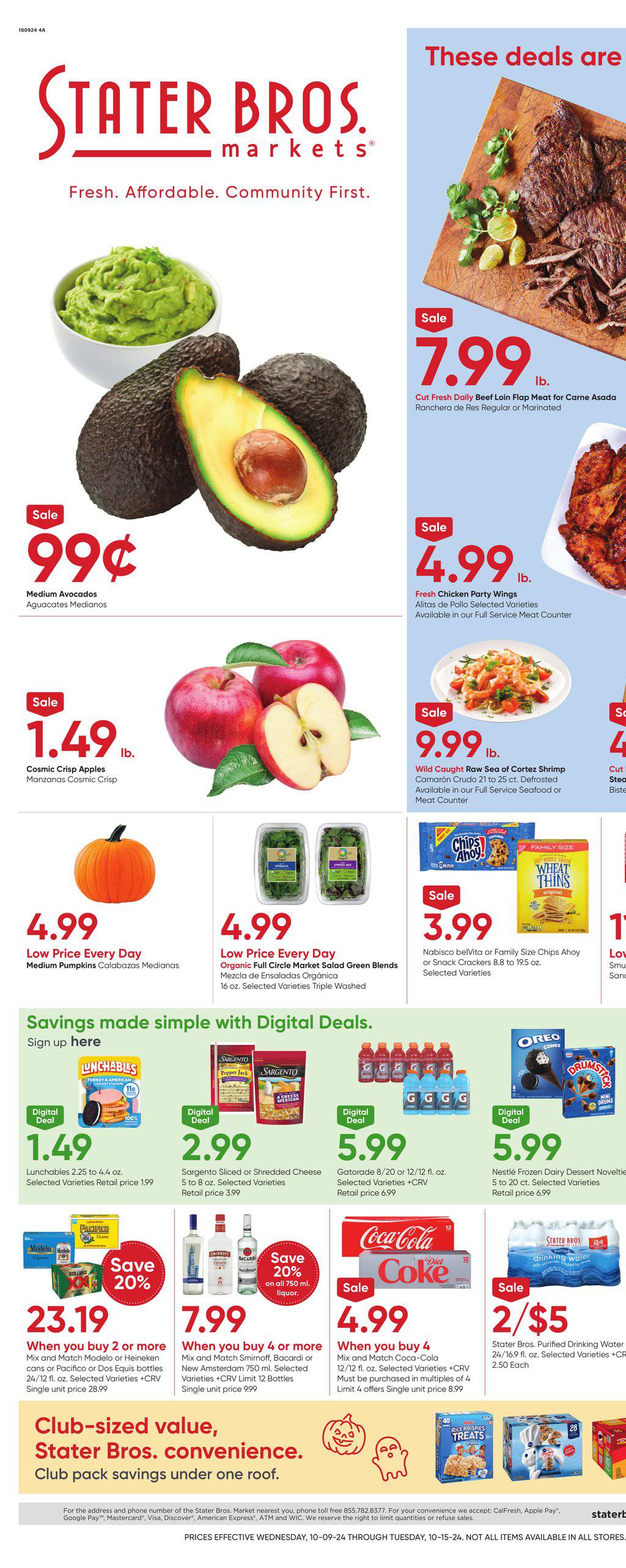 Stater Bros Weekly Ad October 9 - 15, 2024 | WeeklyAds2