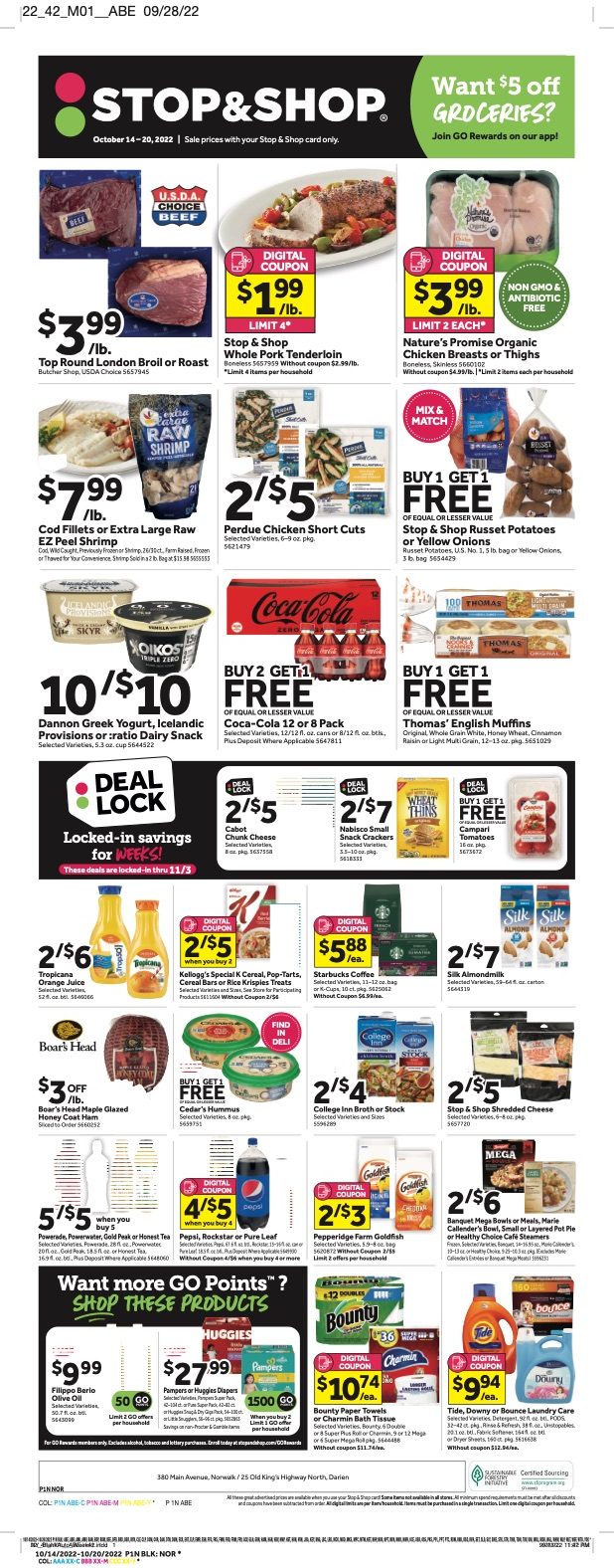 Stop & Shop Weekly Ad Oct 14 - 20, 2022 | WeeklyAds2