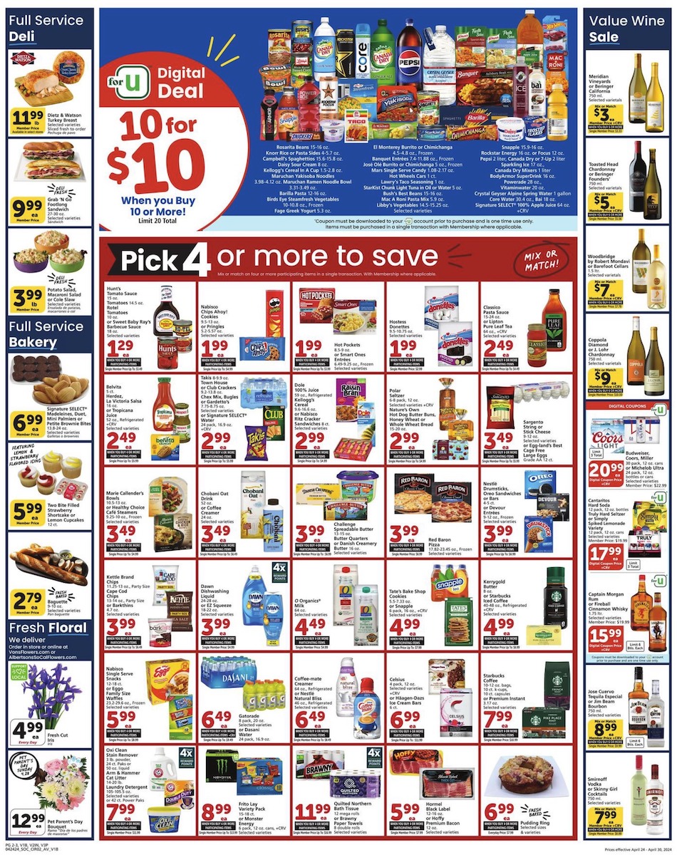 Vons Weekly Ad Apr 24 - 30, 2024 | WeeklyAds2
