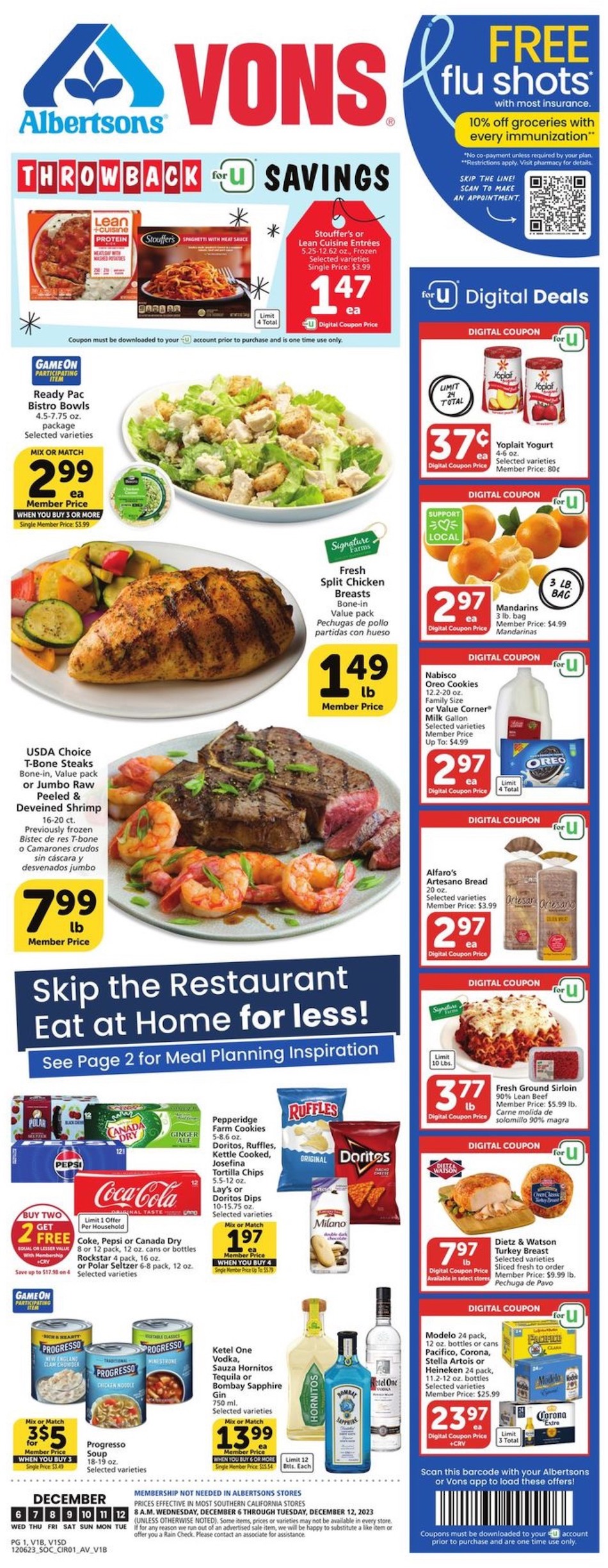 Vons Weekly Ad Dec 6 - 12, 2023 | WeeklyAds2