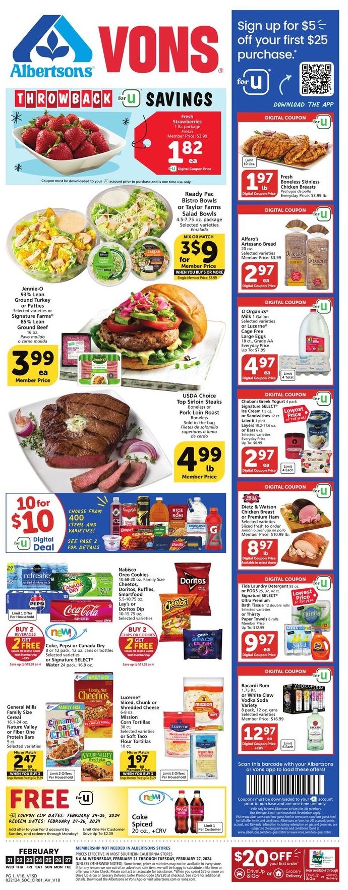 Vons Weekly Ad Feb 21 - 27, 2024 | WeeklyAds2