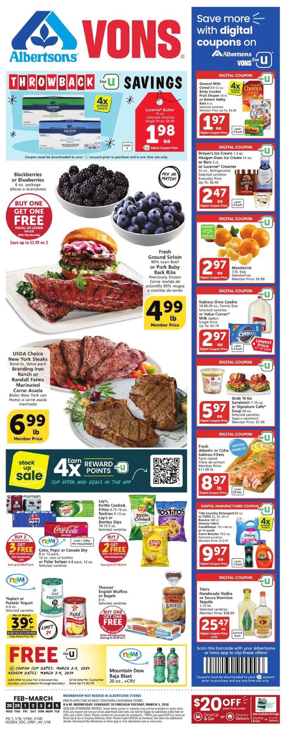 Vons Weekly Ad Feb 28 - Mar 5, 2024 | WeeklyAds2
