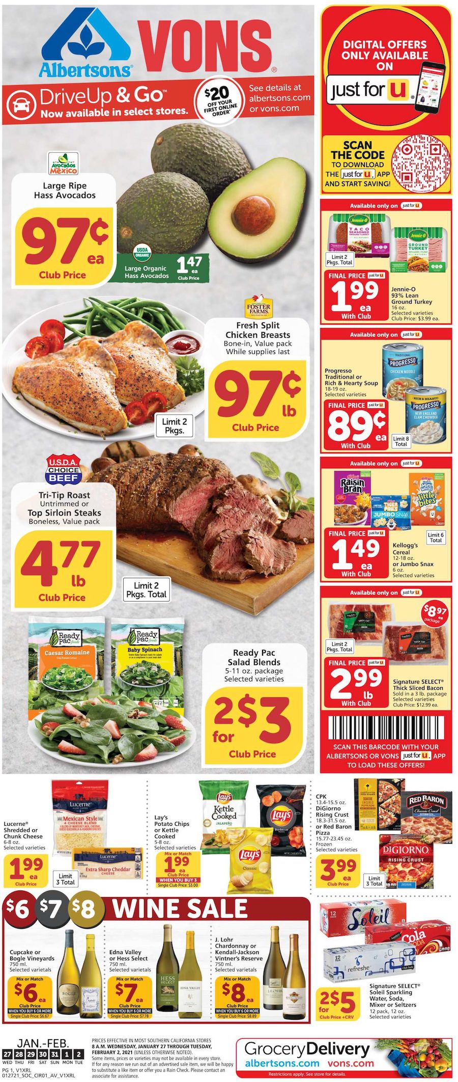Vons Weekly Ad Jan 27 - Feb 2, 2021 | WeeklyAds2