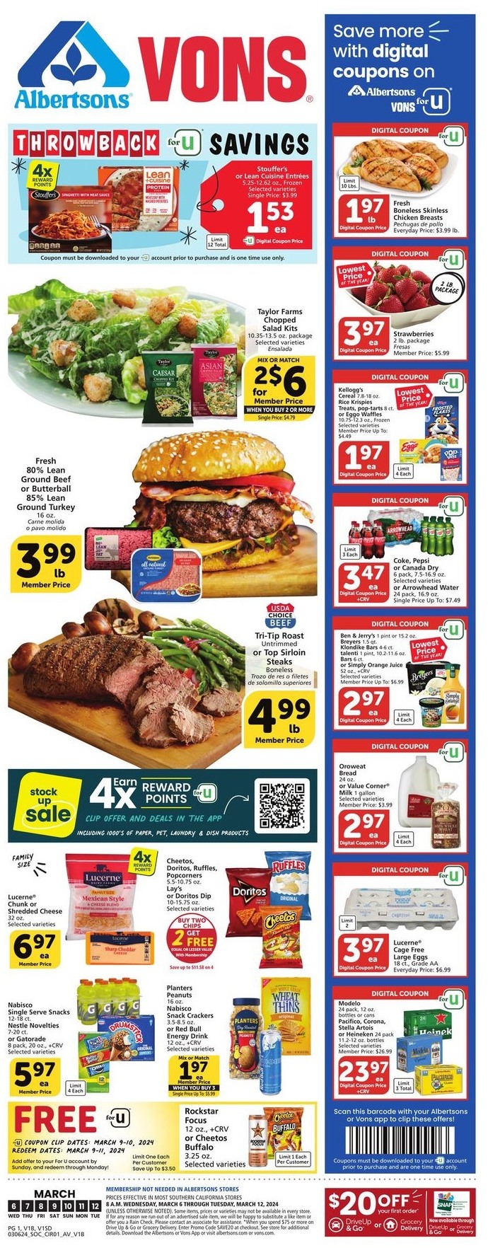 Vons Weekly Ad Mar 6 - 12, 2024 - WeeklyAds2