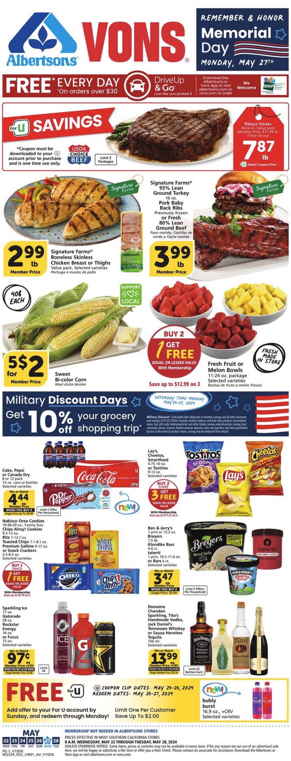 Vons Weekly Ad May 22 - 28, 2024 | WeeklyAds2