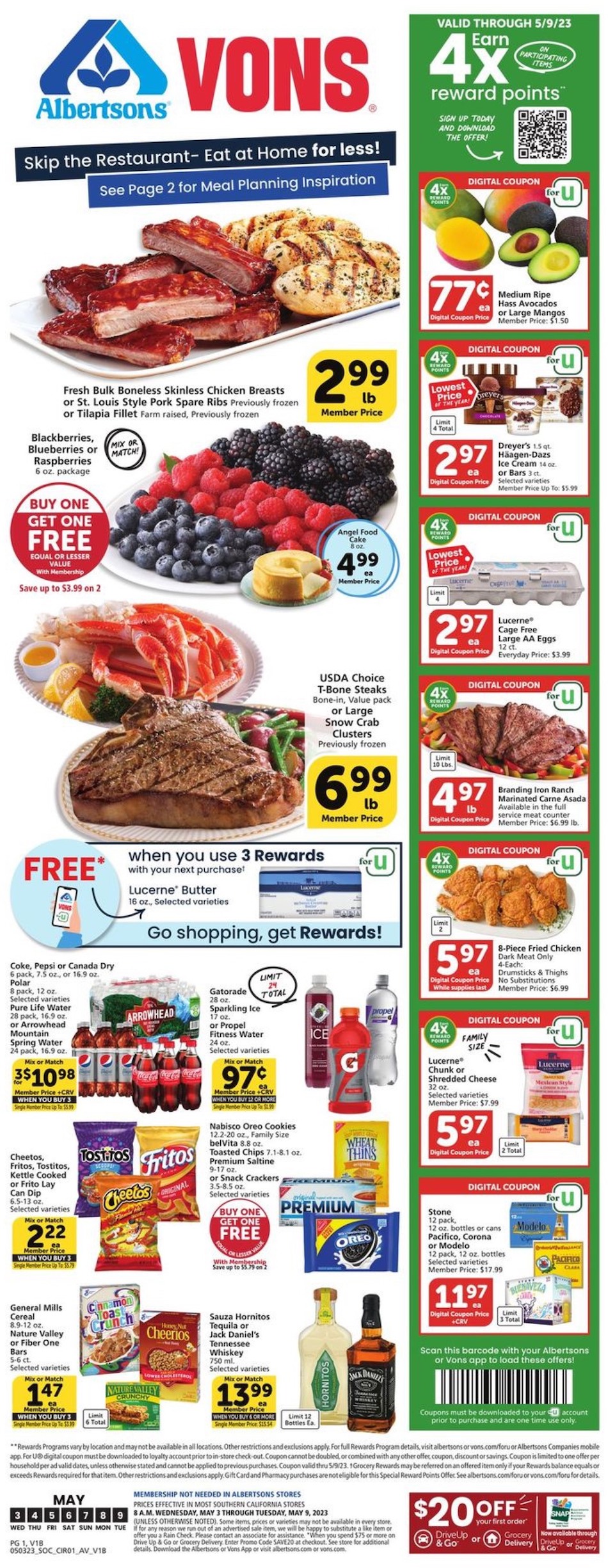 Vons Weekly Ad Sale May 3 - 9, 2023 | WeeklyAds2