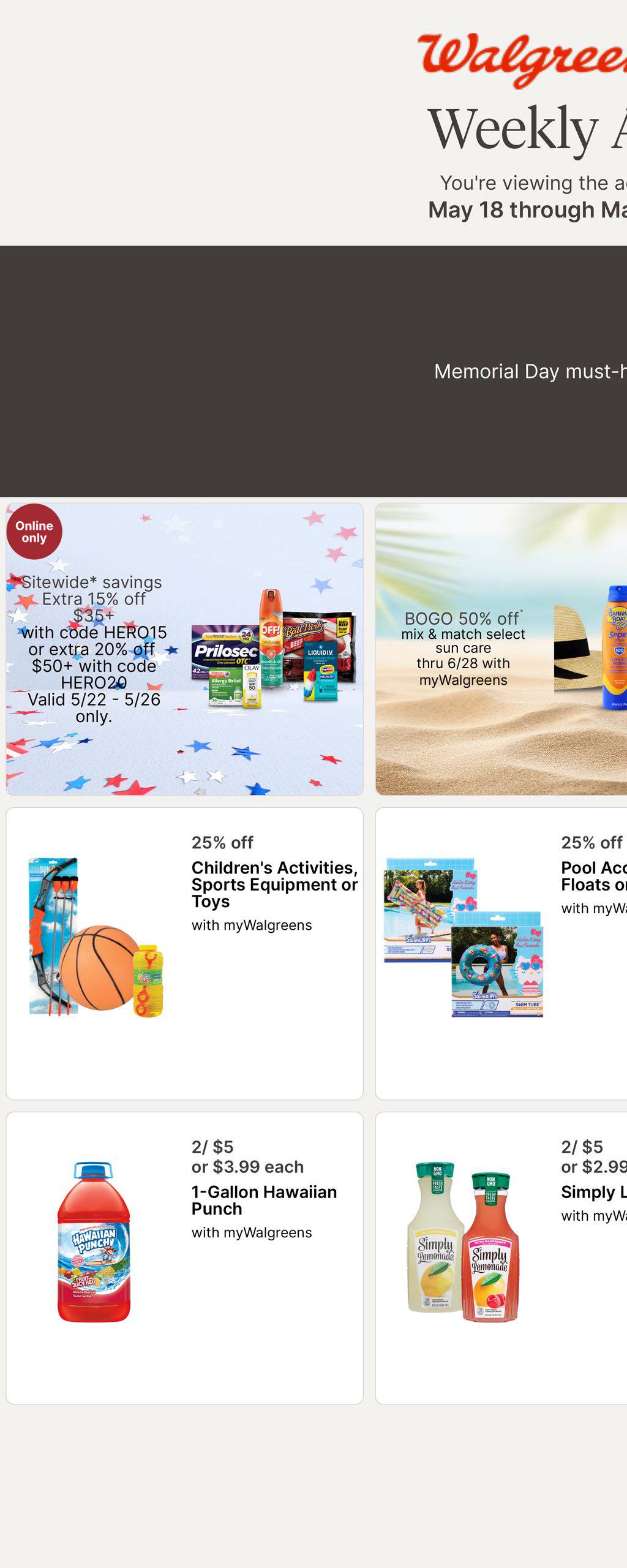 Walgreens Weekly Ad May 18 - 24, 2025 | WeeklyAds2