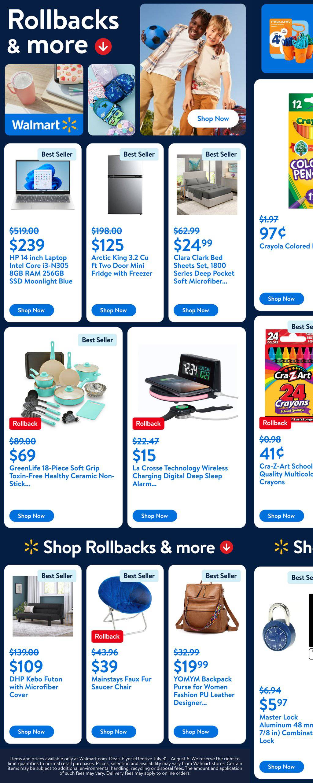 Walmart Ad Flyer July 31 - August 6, 2024 | WeeklyAds2
