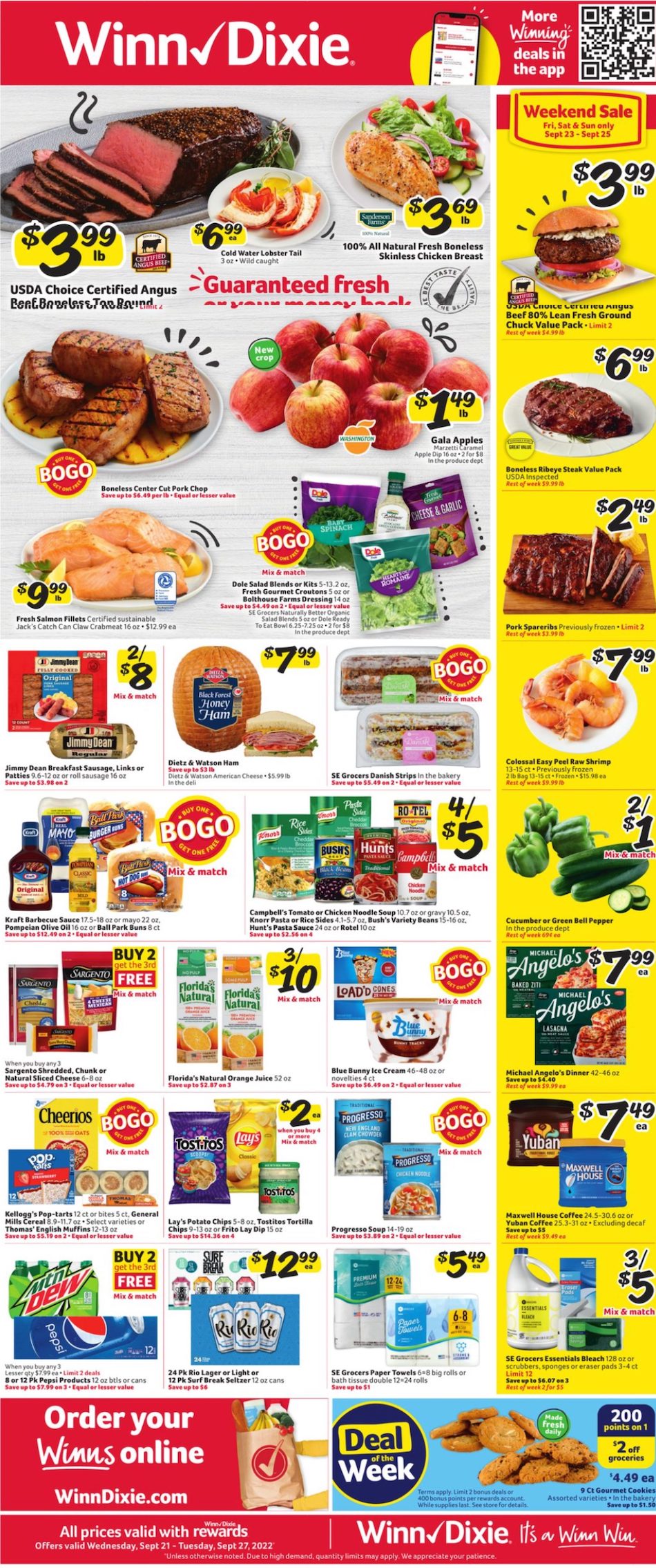 Winn Dixie Weekly Ad Sep 21 - 27, 2022 | WeeklyAds2
